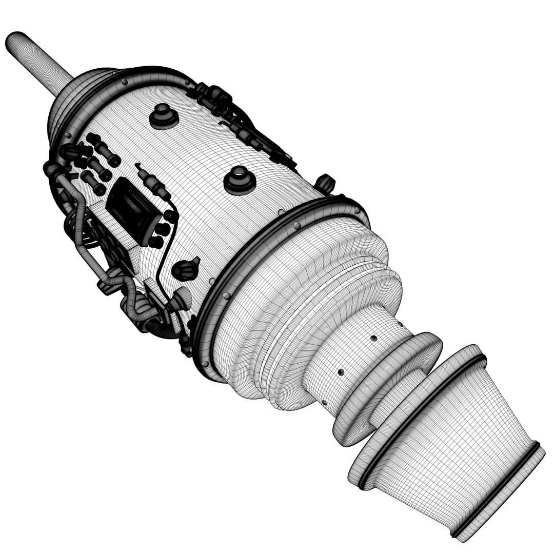 Jet Engine C4d