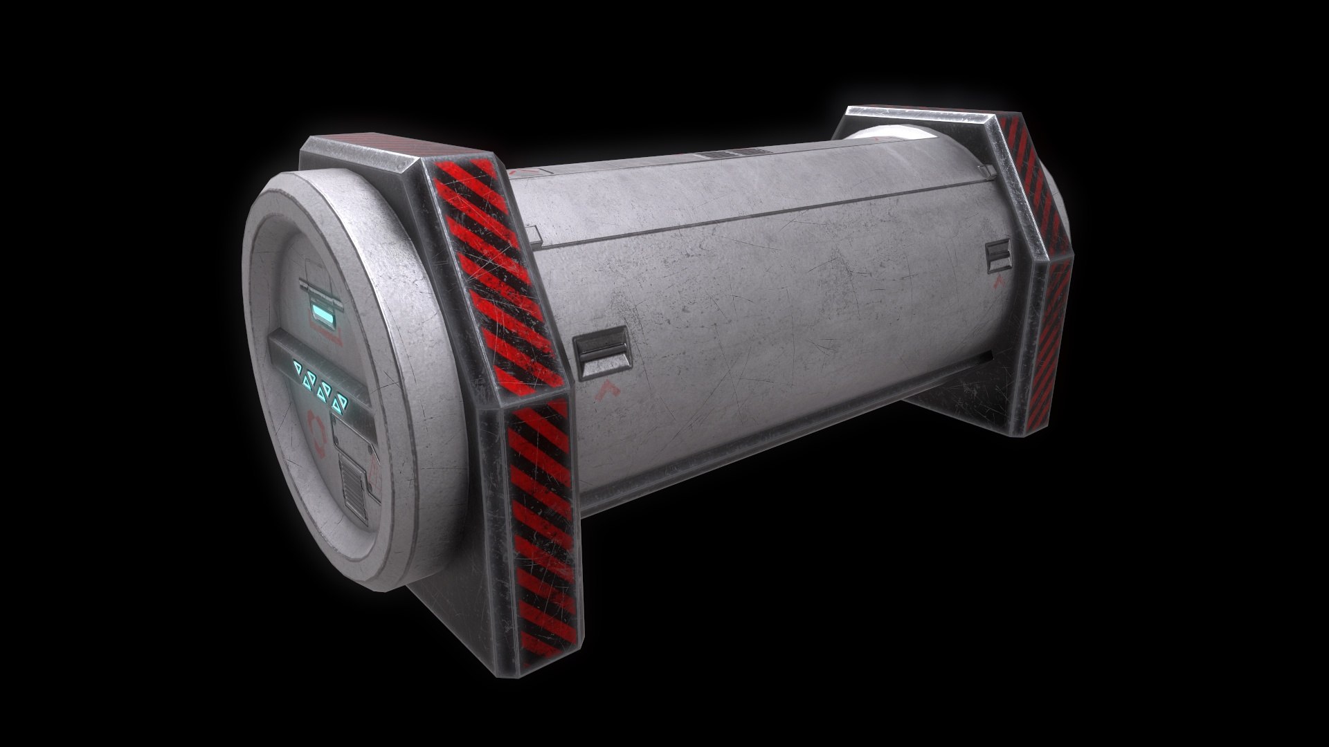 Crate Container Box Openable 3D Model - TurboSquid 1554677