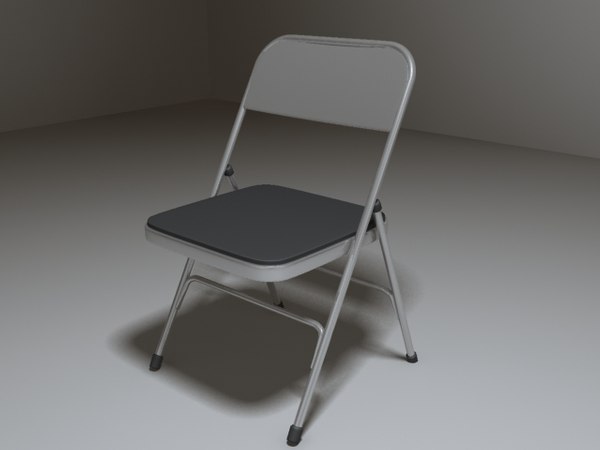 3d model folding chair