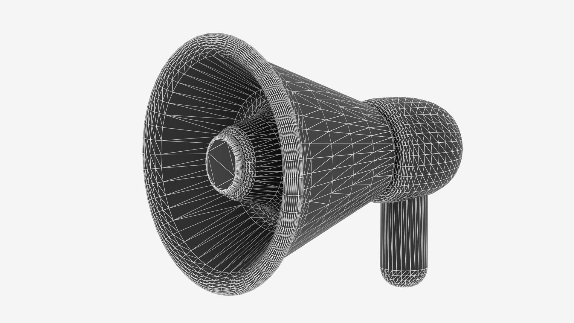 3D Cartoon Lovely Megaphone 1 - TurboSquid 2148378