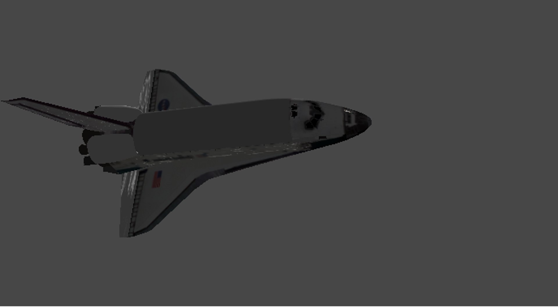 3d model hi resolution space shuttle