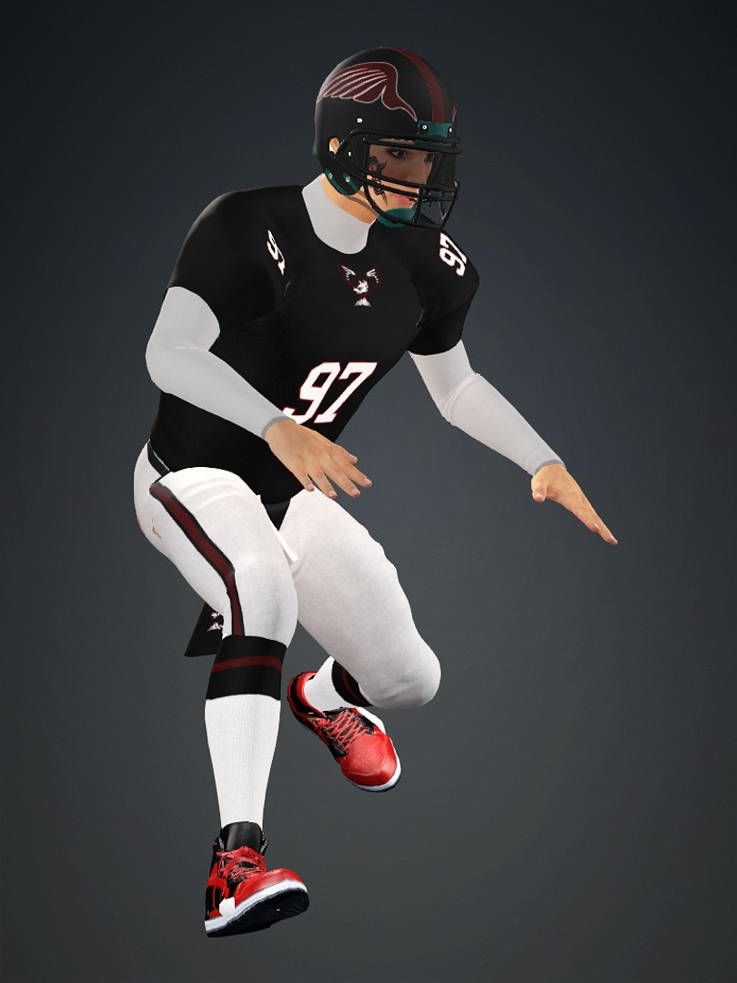 3D Realistic Rigged Football Player-Sughi Character 3D Model ...