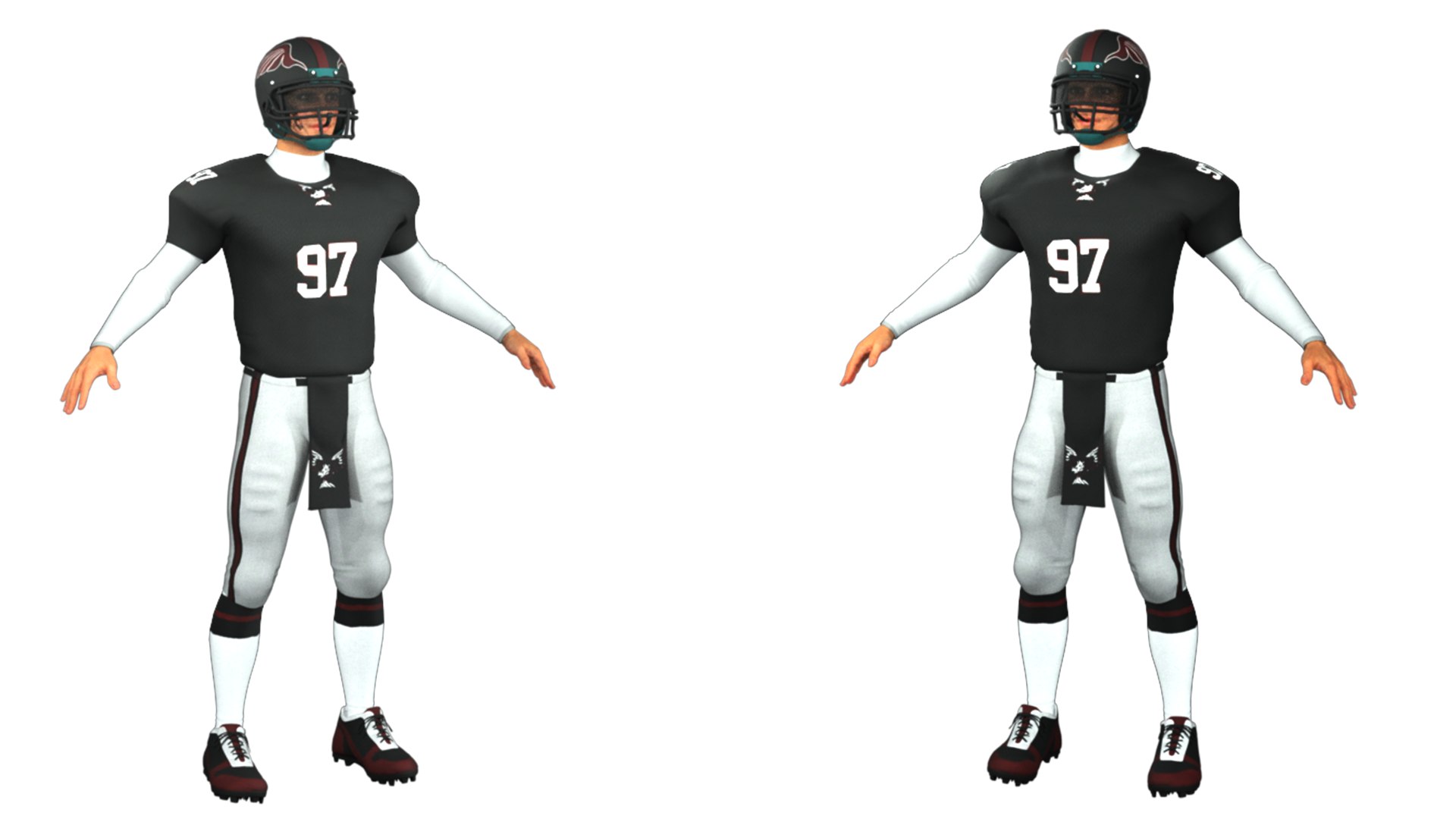 3D Realistic Rigged Football Player-Sughi Character 3D Model ...