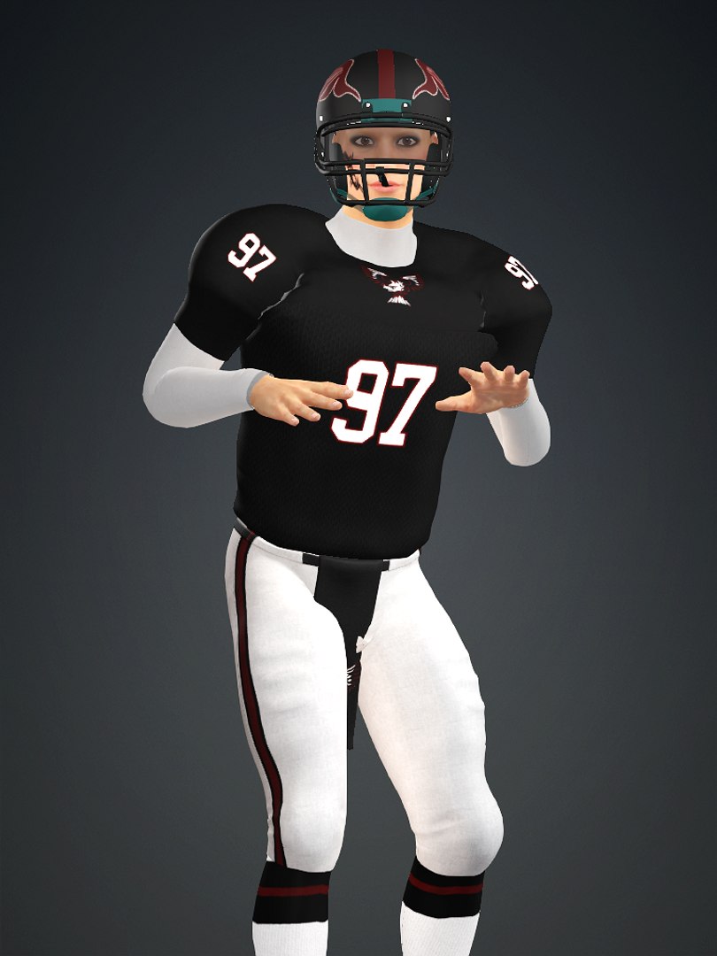 3D Realistic Rigged Football Player-Sughi Character 3D Model ...