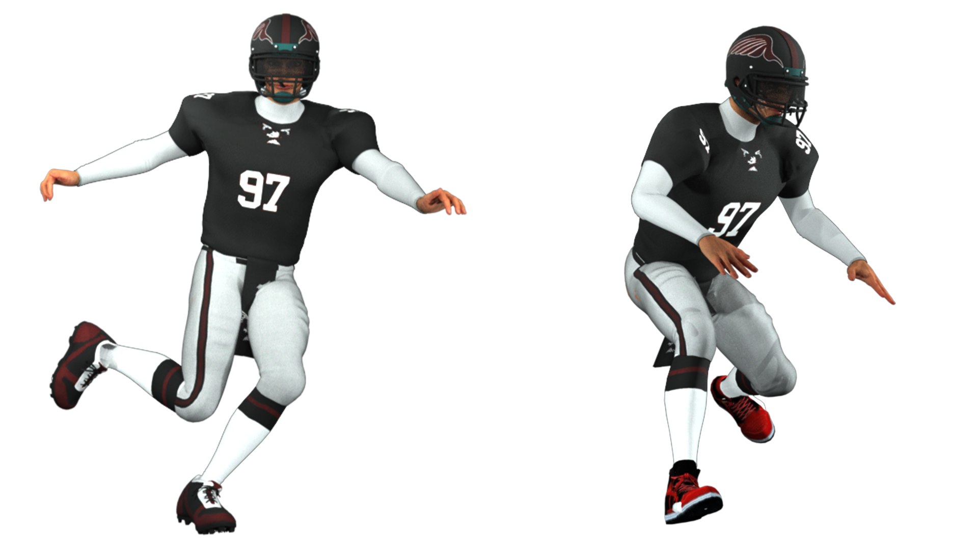 3D Realistic Rigged Football Player-Sughi Character 3D Model ...