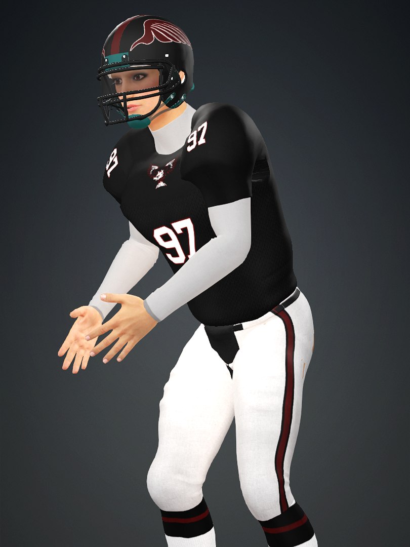 3D Realistic Rigged Football Player-Sughi Character 3D Model ...