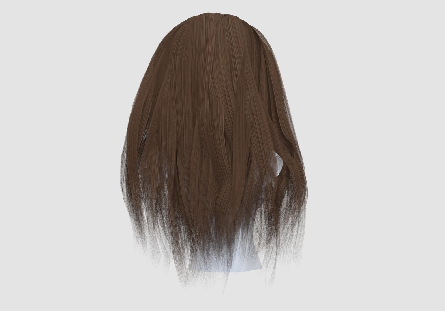 Brown Basic Hairstyle 3D Model - TurboSquid 1939484