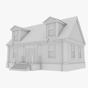 Colonial House 3D Models for Download | TurboSquid