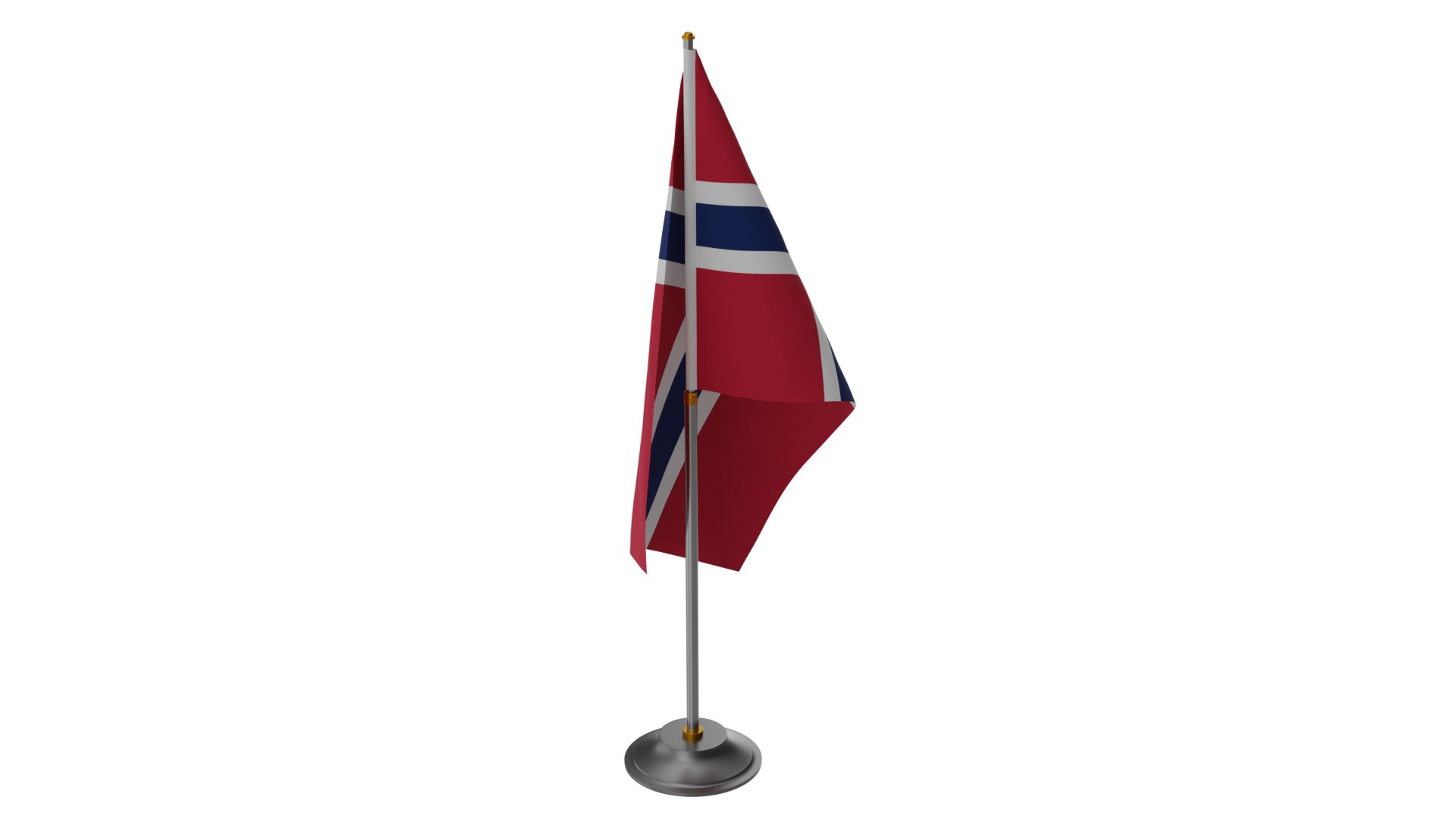 Table Flag Norway 3D - TurboSquid 2220707