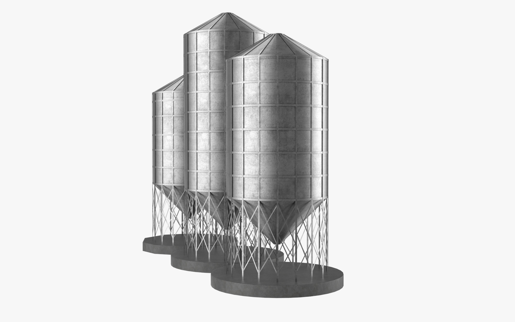 Silo grain 3D model - TurboSquid 1532179