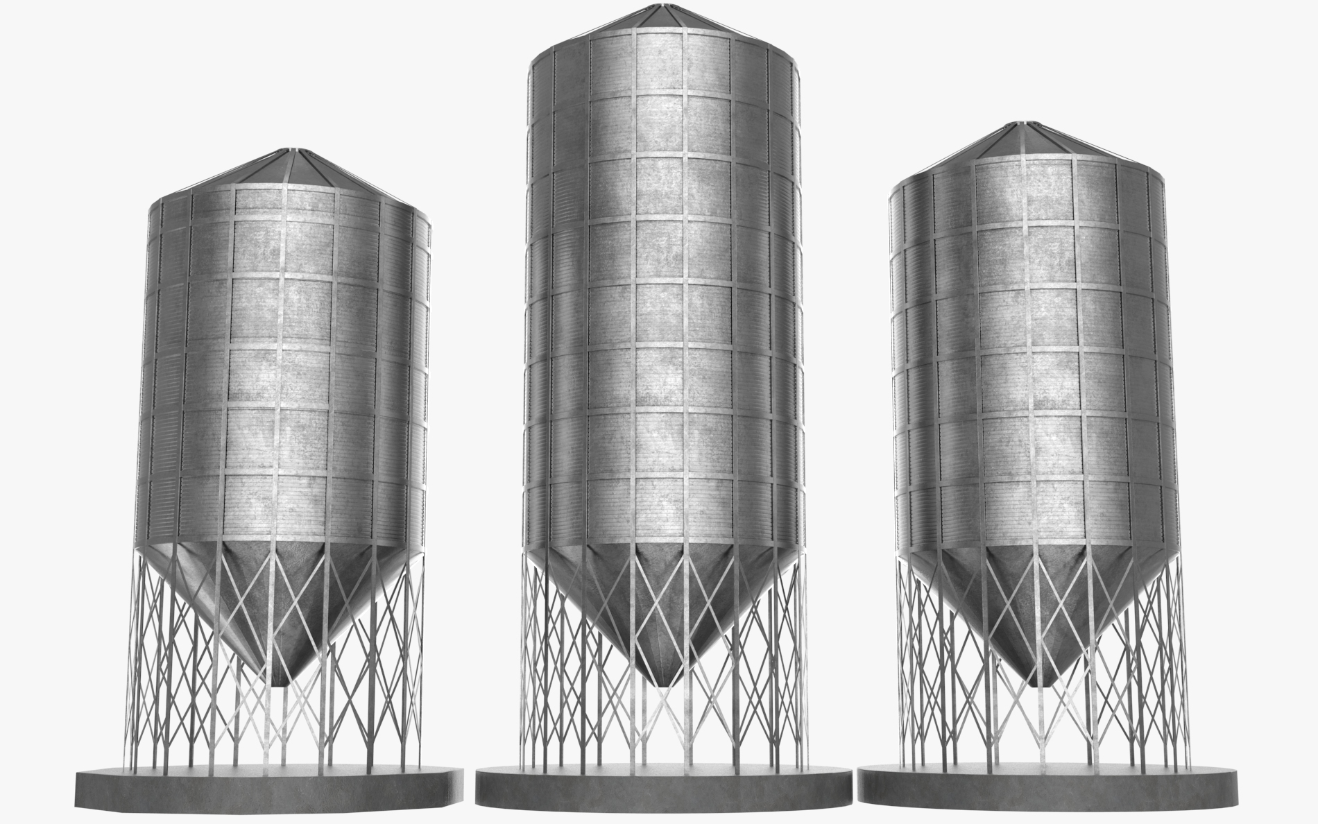 Silo grain 3D model - TurboSquid 1532179