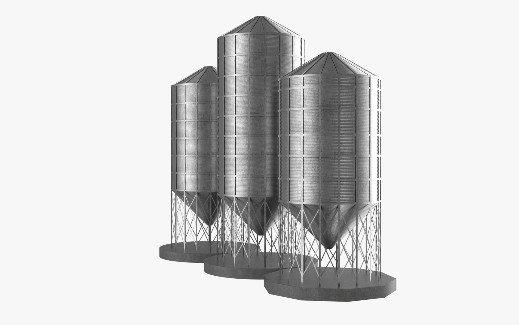 Silo grain 3D model - TurboSquid 1532179