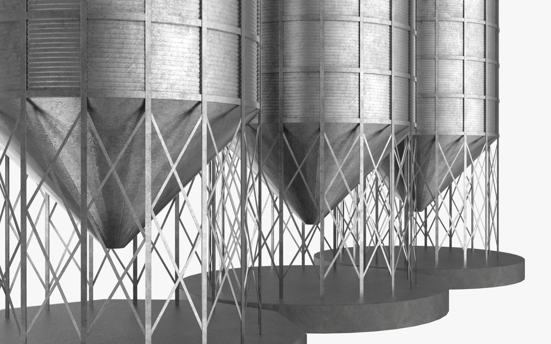 Silo grain 3D model - TurboSquid 1532179