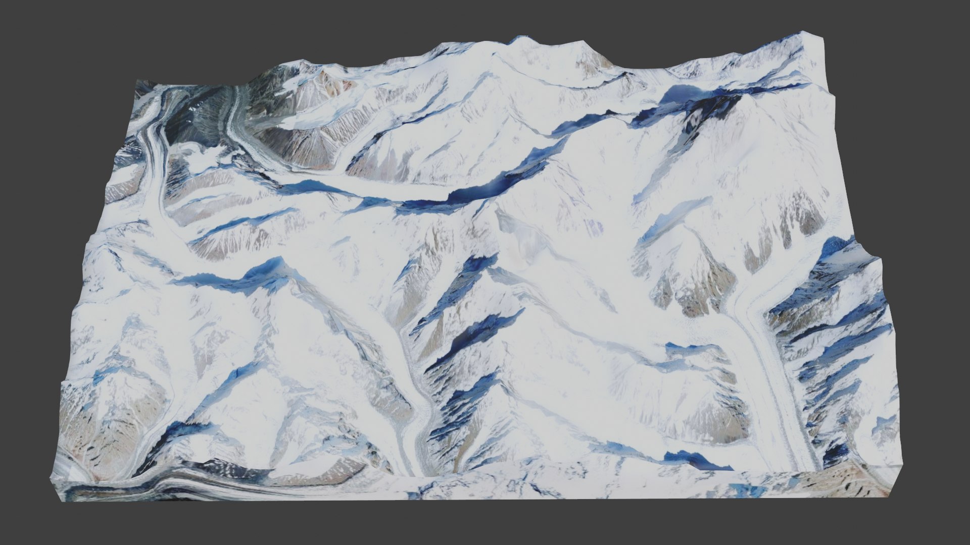 Skil Brum Mountain 3D Model - TurboSquid 1826084