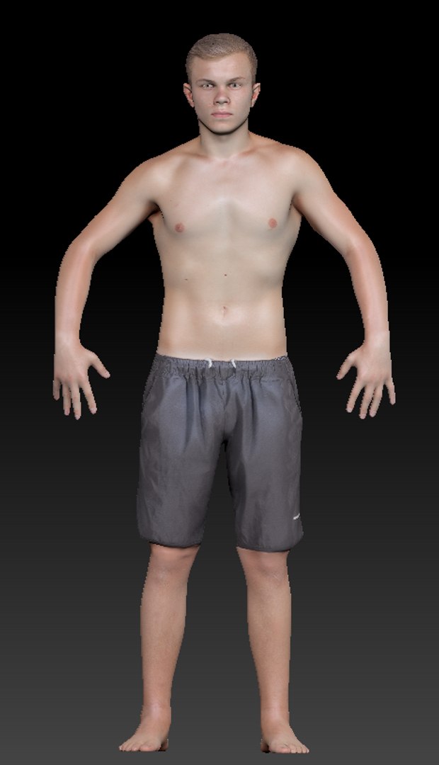 3D human man rigged animation model - TurboSquid 1448807