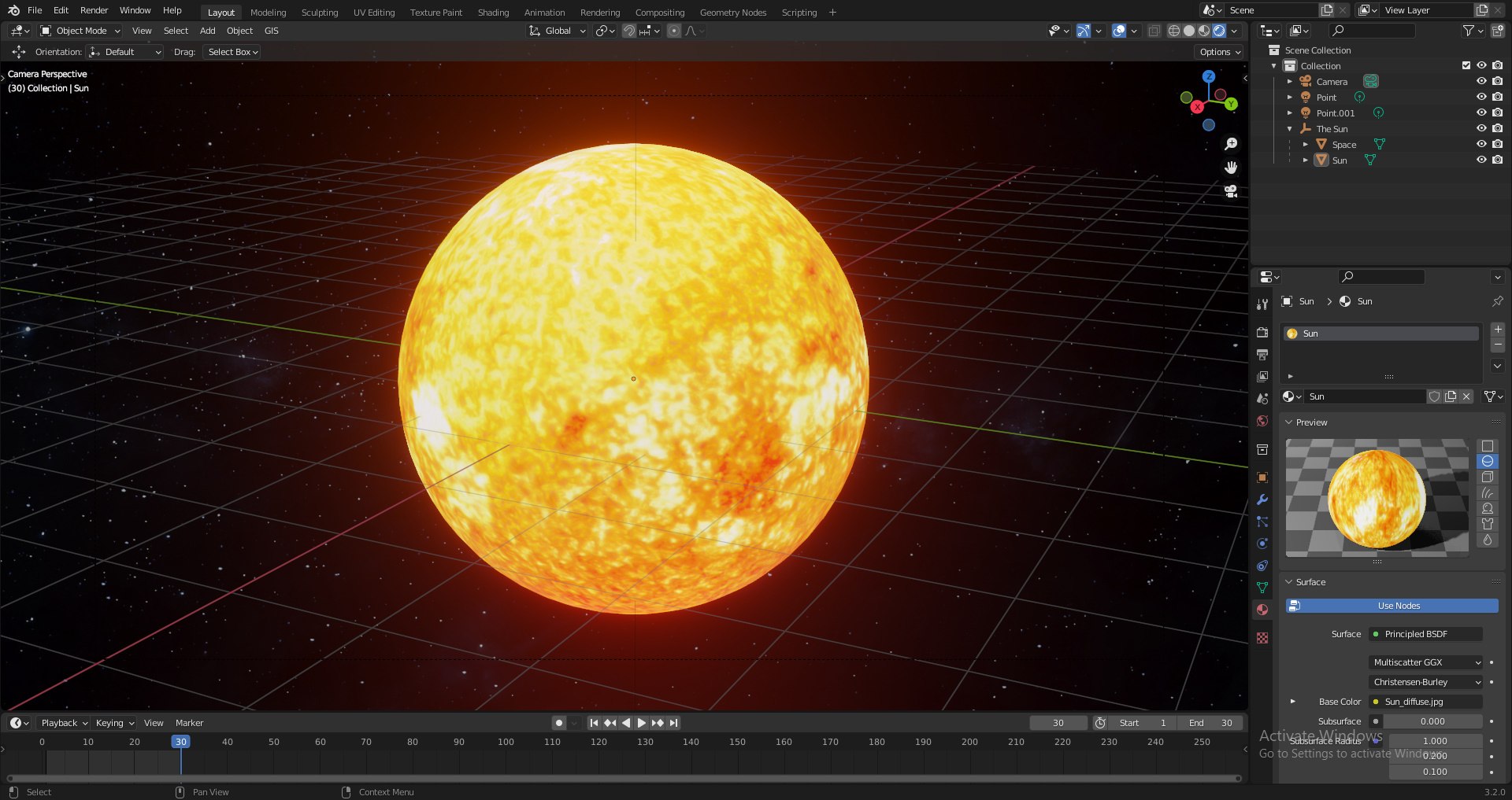 Sun 3D Model - TurboSquid 1923864