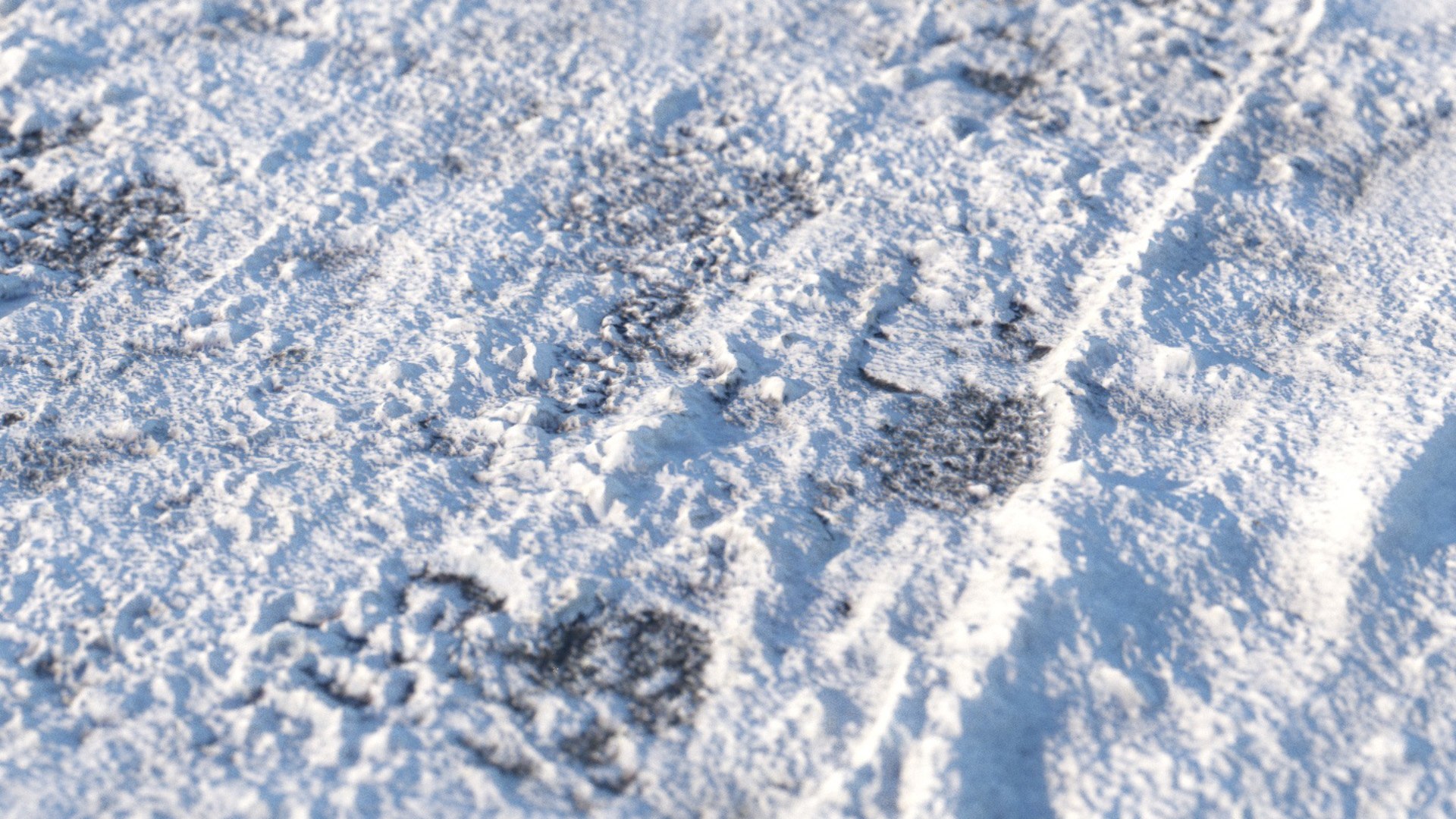 3D Winter Path 04 8 Meters Model - TurboSquid 1908438