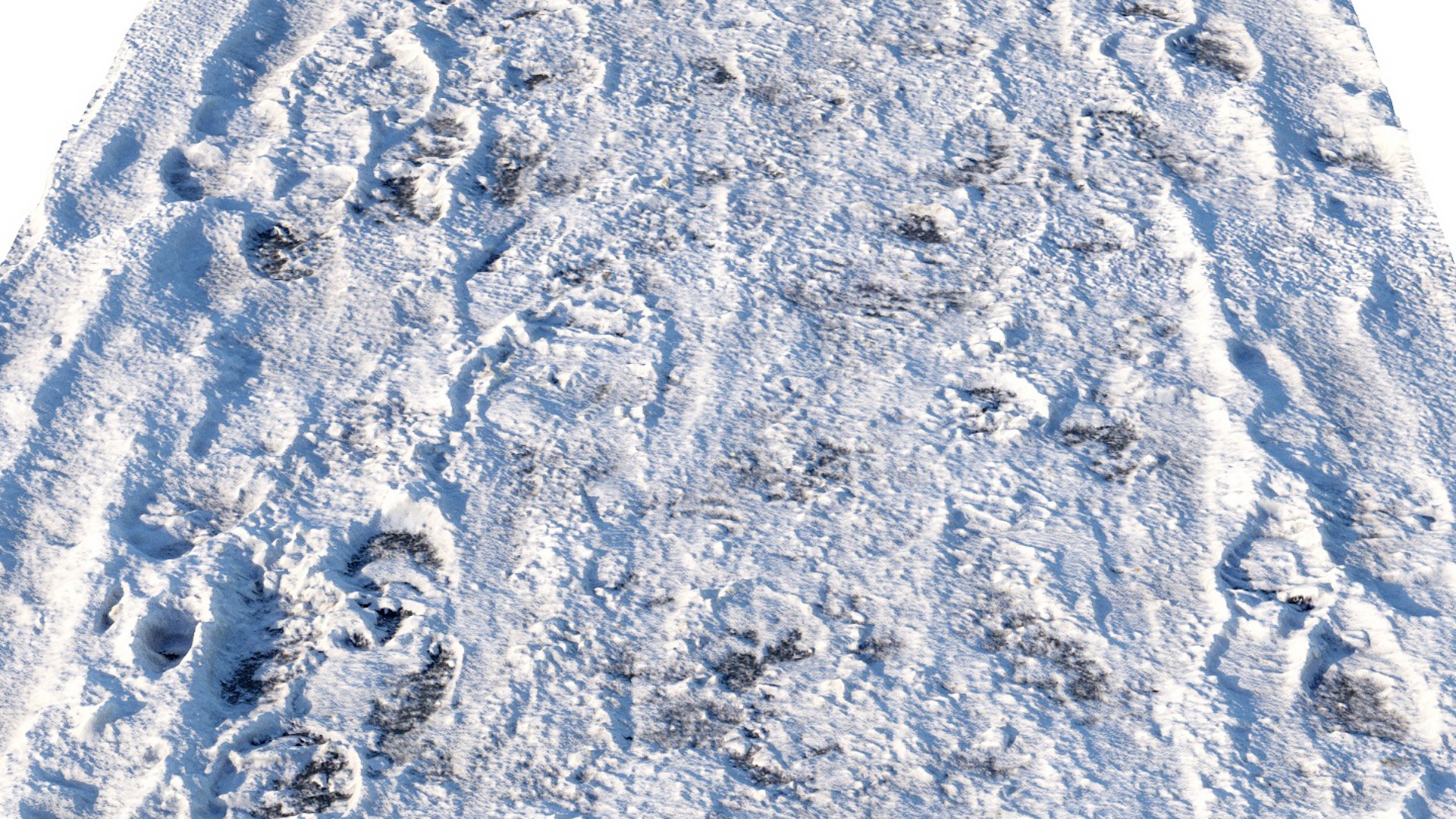 3D Winter Path 04 8 Meters Model - TurboSquid 1908438