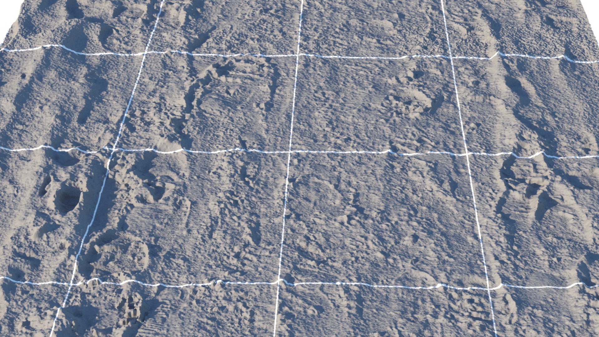 3D Winter Path 04 8 Meters Model - TurboSquid 1908438