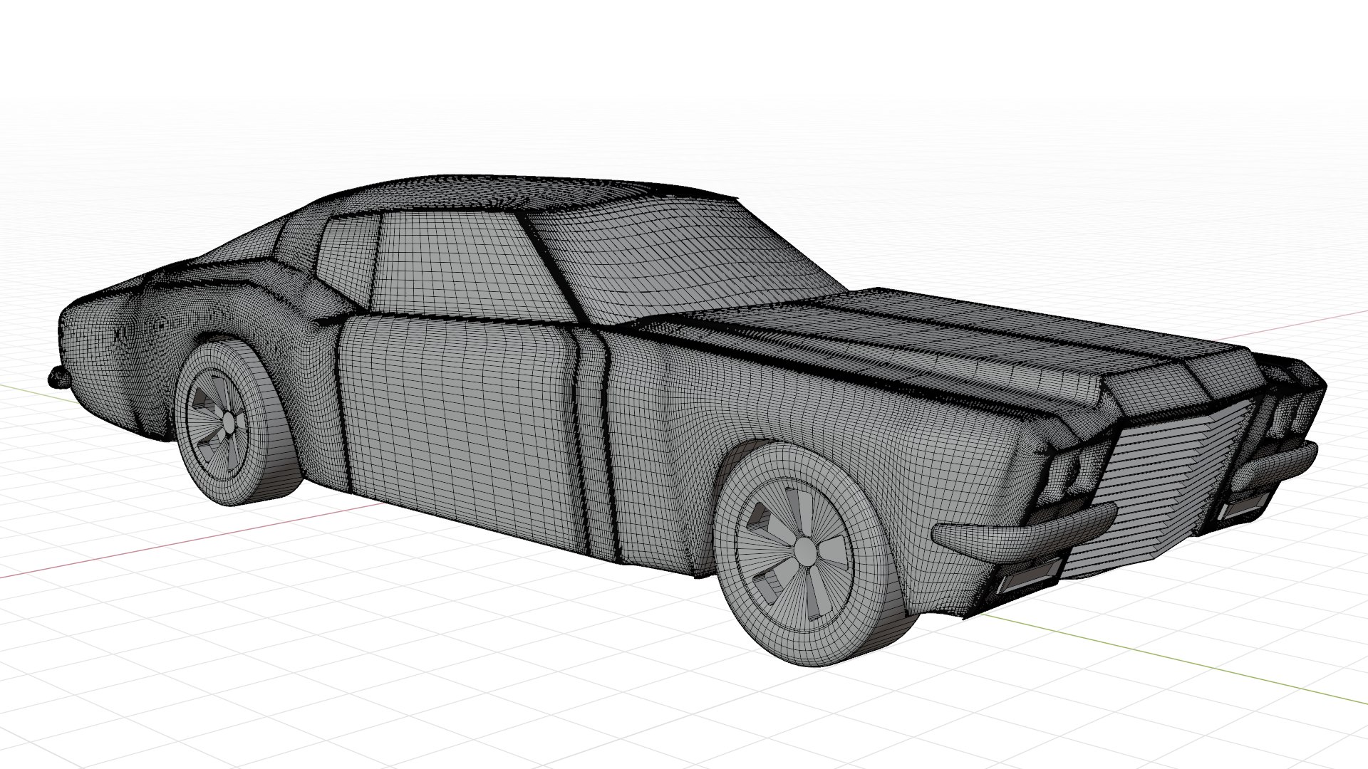 Muscle Car 3D Model - TurboSquid 1849896