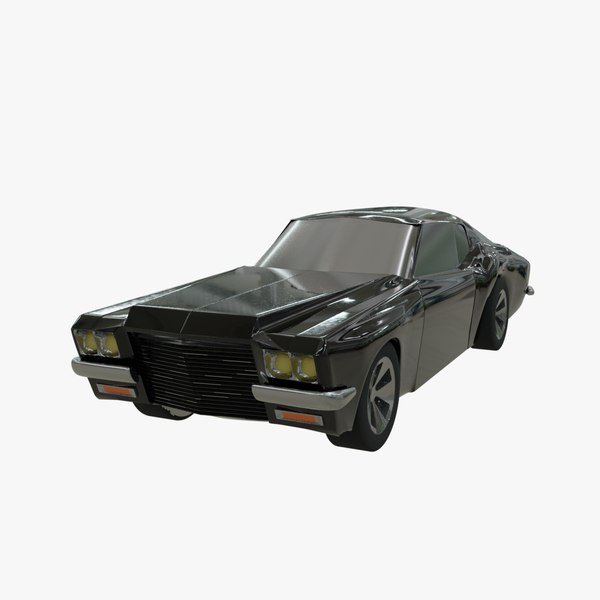 modelo 3d coche musculoso - TurboSquid 1849896