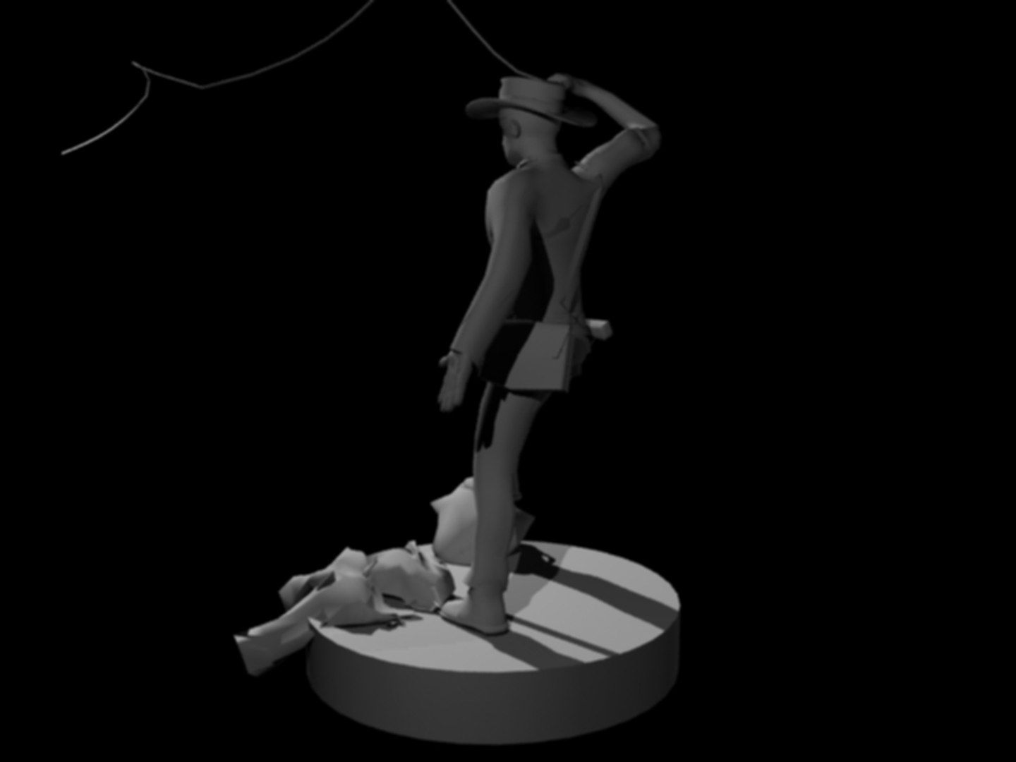Indiana Jones 3d Model