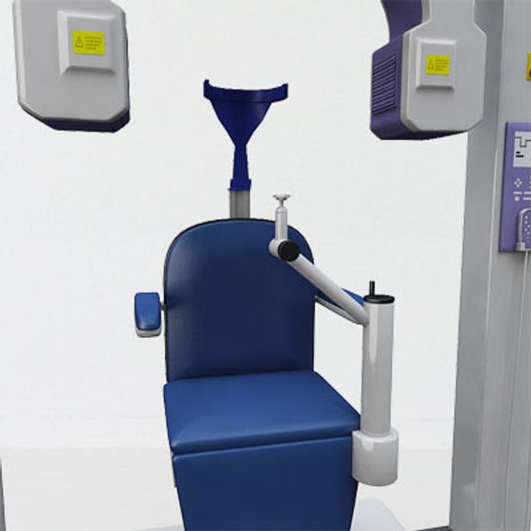 3d panoramic dental x-ray chair model