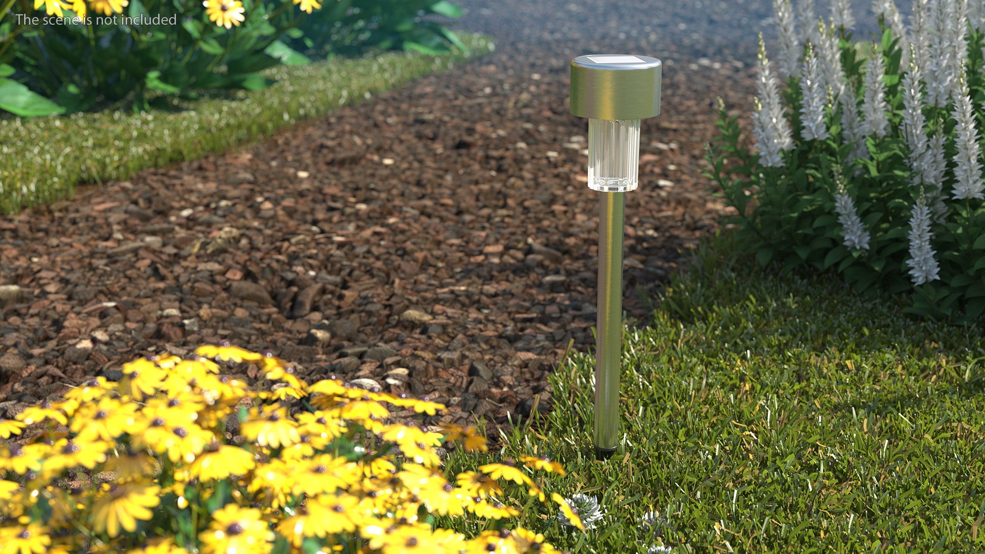 Solar garden pathway light 3D model - TurboSquid 1623968