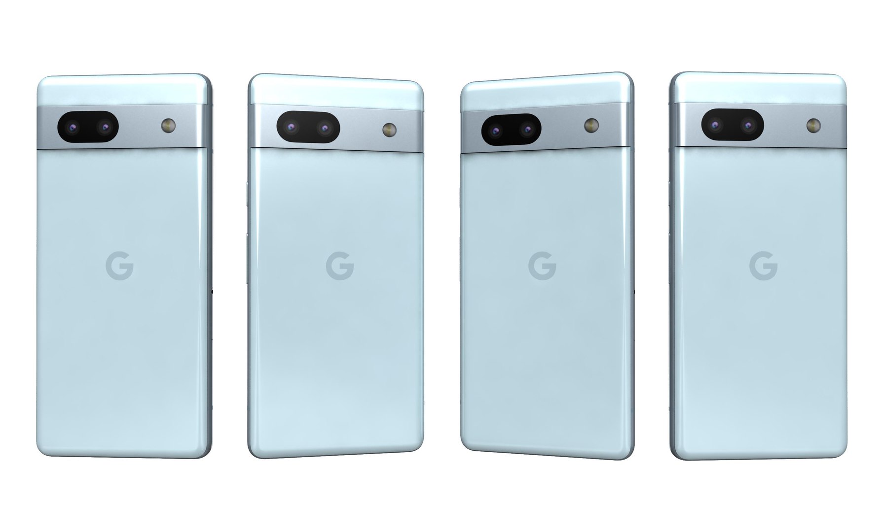3D Google Pixel 7A Blue - TurboSquid 2074891