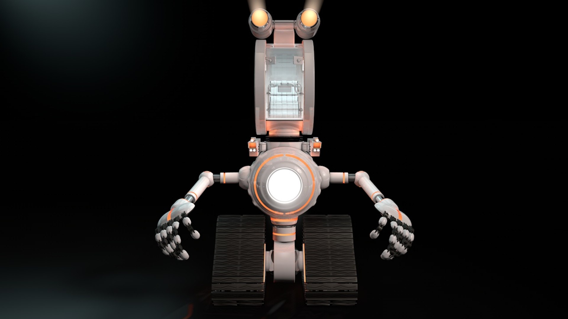 robot 04 cockpit 3ds free