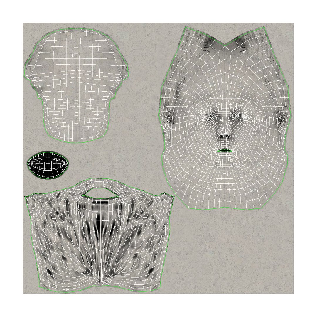 Satyr Face Statue 3d Model