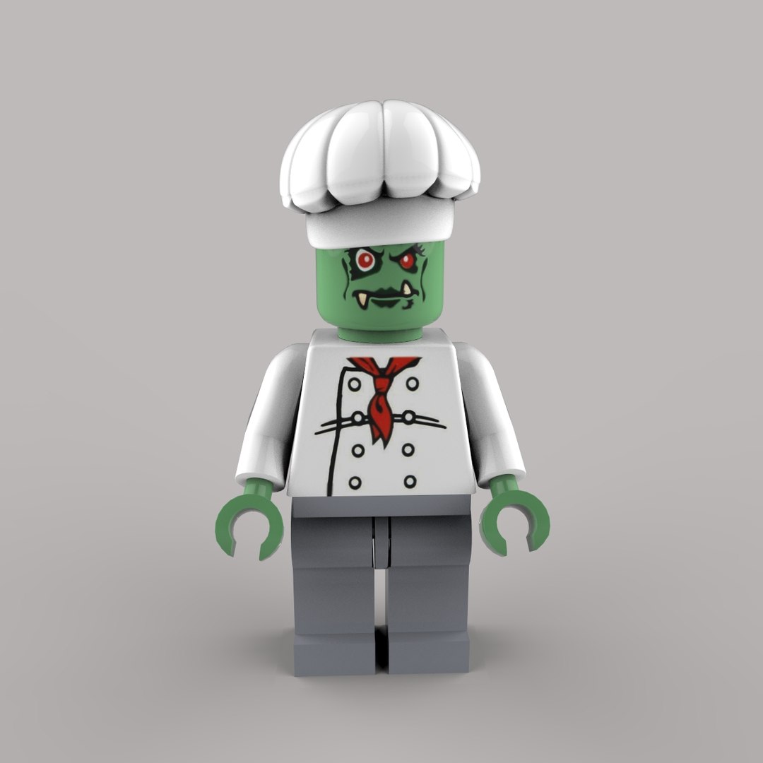 Zombie chef 3D model - TurboSquid 1530739