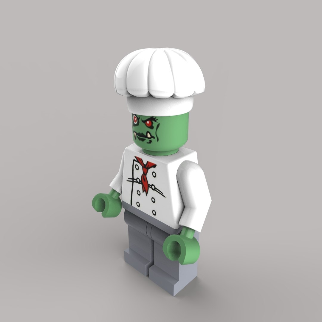 Zombie chef 3D model - TurboSquid 1530739