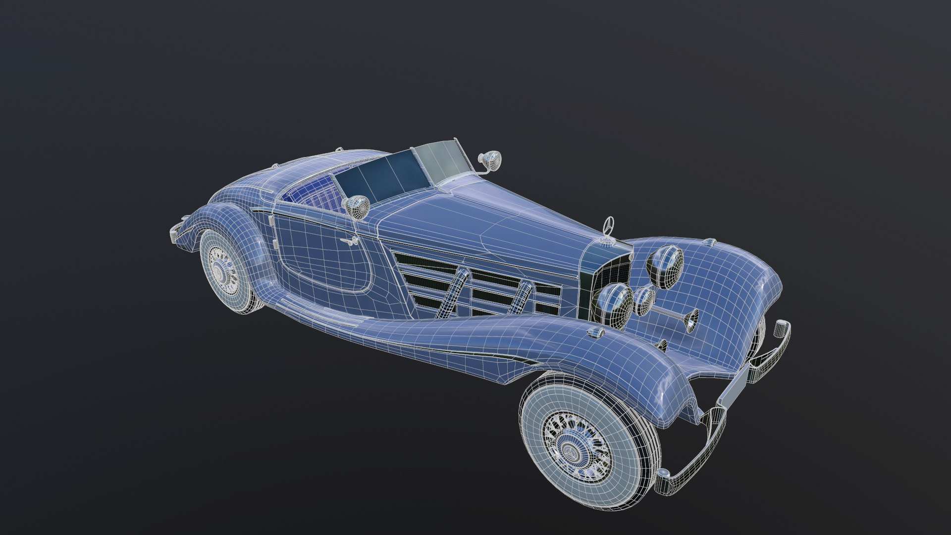 3D Mercedes-benz 540k Special Roadster Model - TurboSquid 1305232