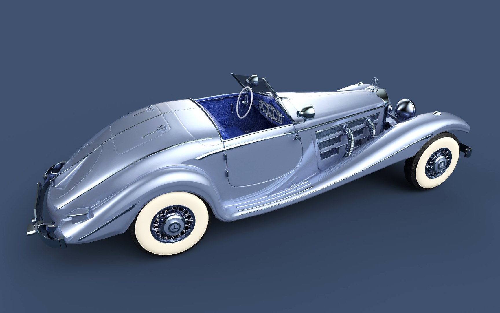 3D Mercedes-benz 540k Special Roadster Model - TurboSquid 1305232