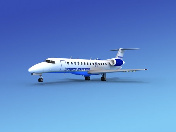 Embraer ERJ 135 3D Models for Download | TurboSquid