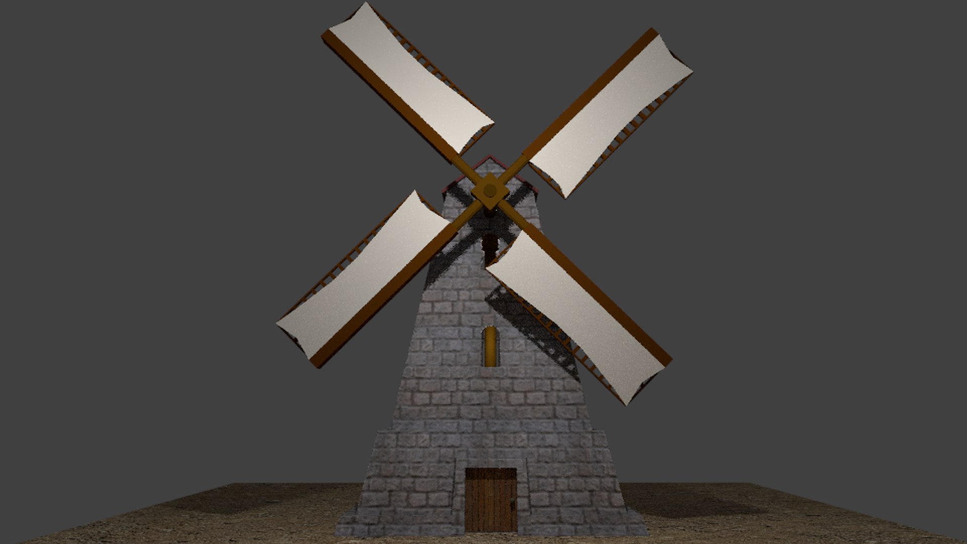 3d Windmill Wind Mil Model