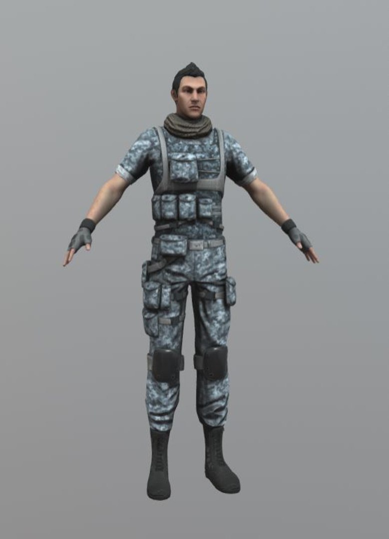 Soldier War Games 3D Model - TurboSquid 1314054