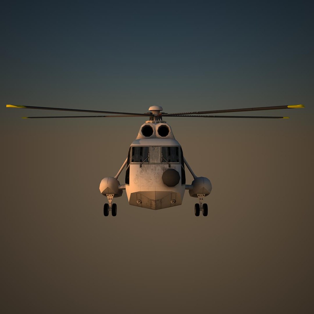 3d Model Of Sikorsky Wte Helicopter