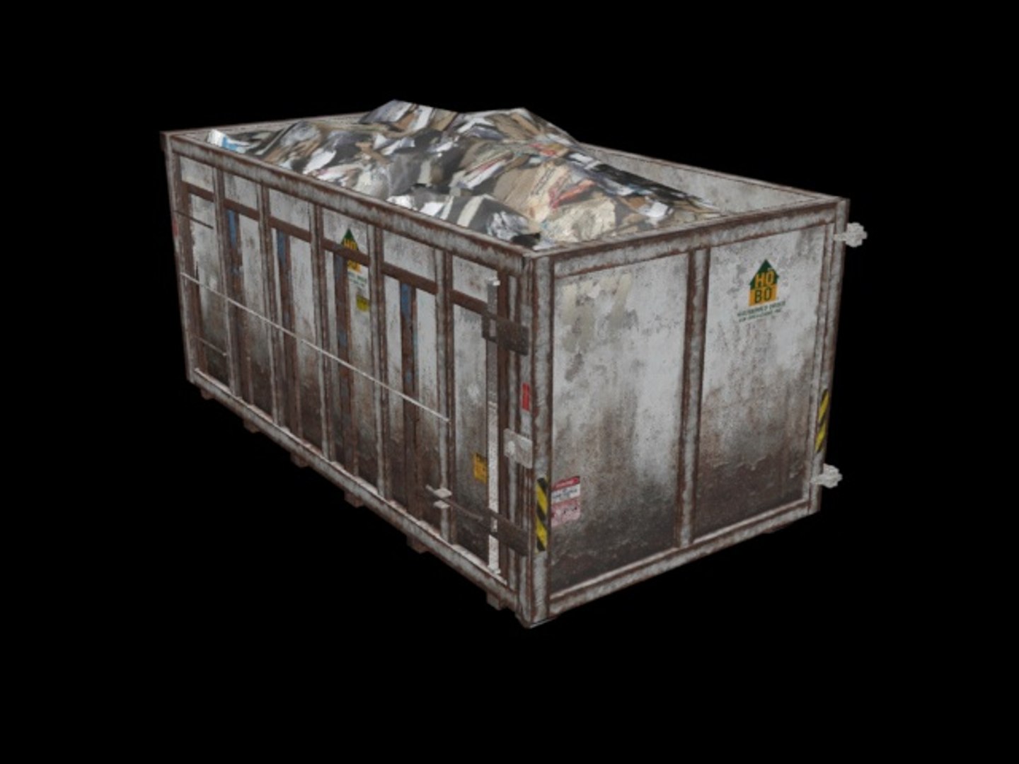 3D skip pack 10 model - TurboSquid 1320547