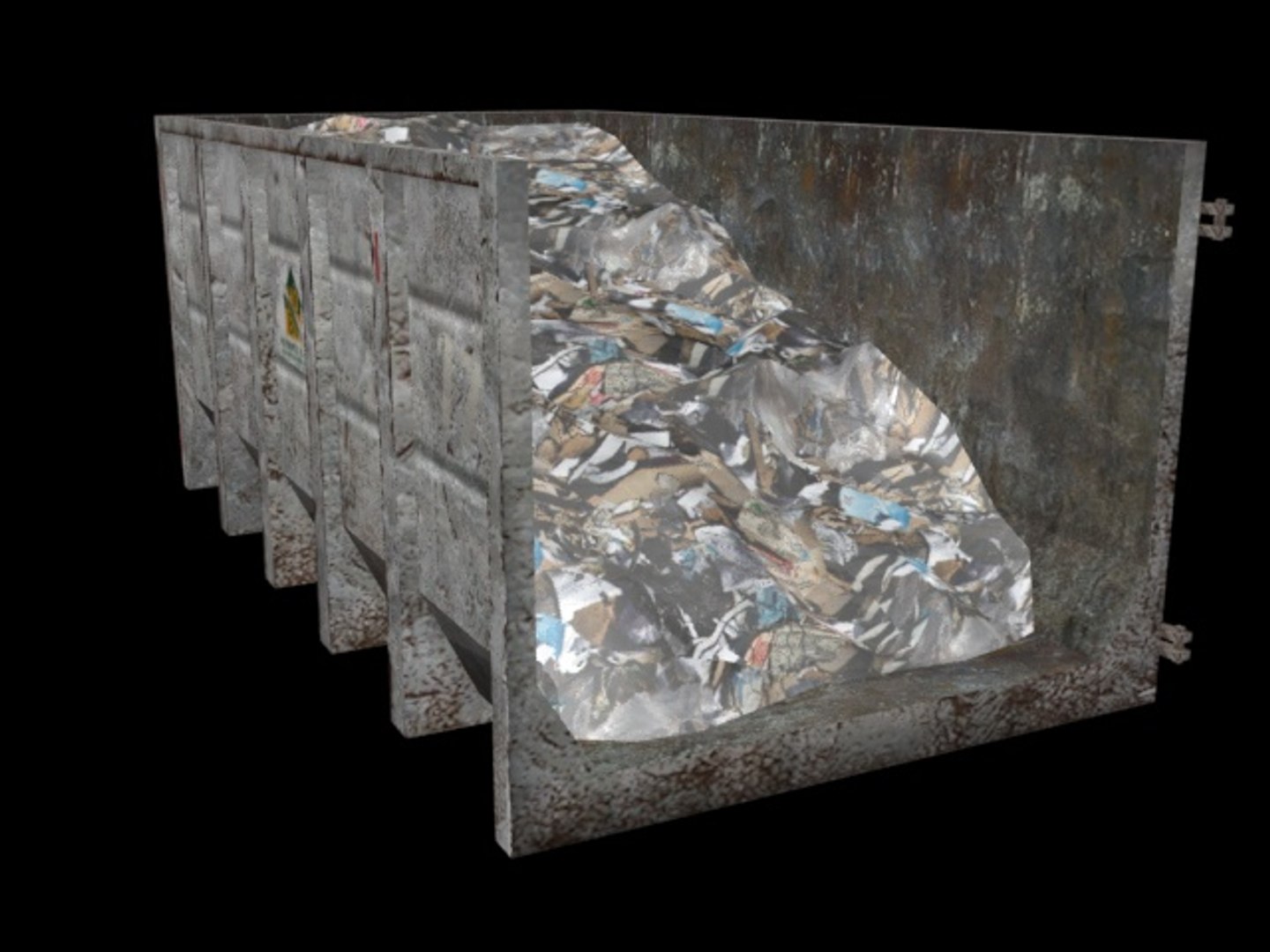 3D skip pack 10 model - TurboSquid 1320547