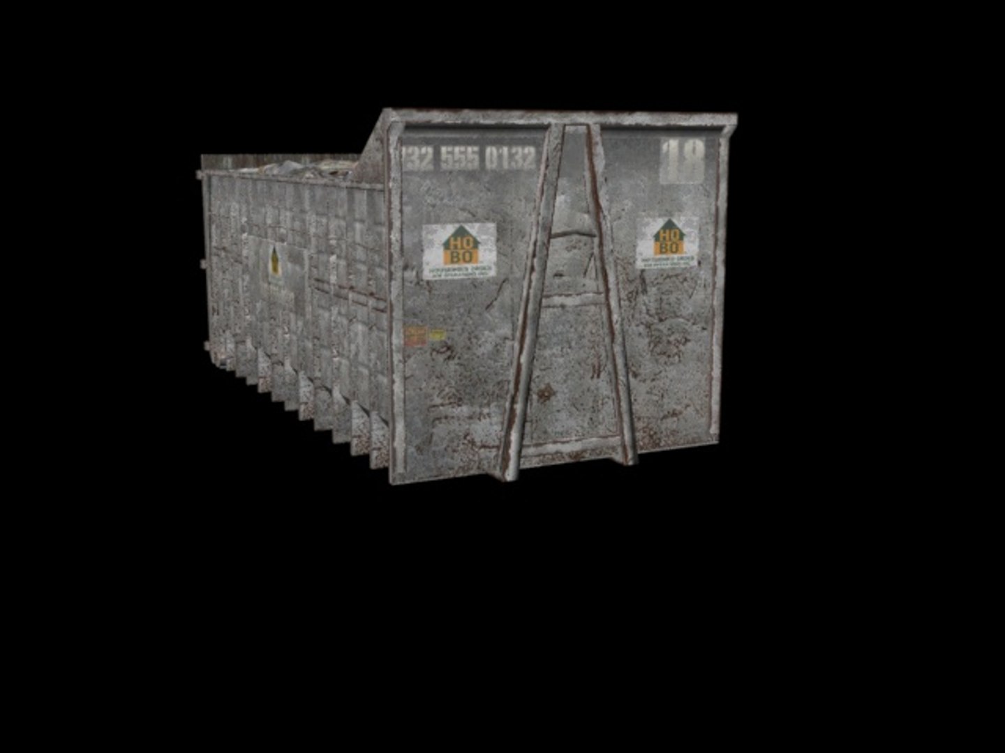 3D skip pack 10 model - TurboSquid 1320547