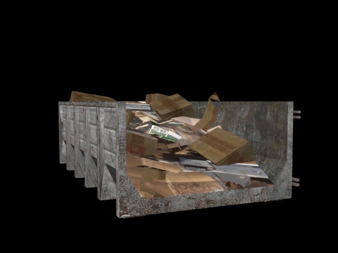 3D skip pack 10 model - TurboSquid 1320547