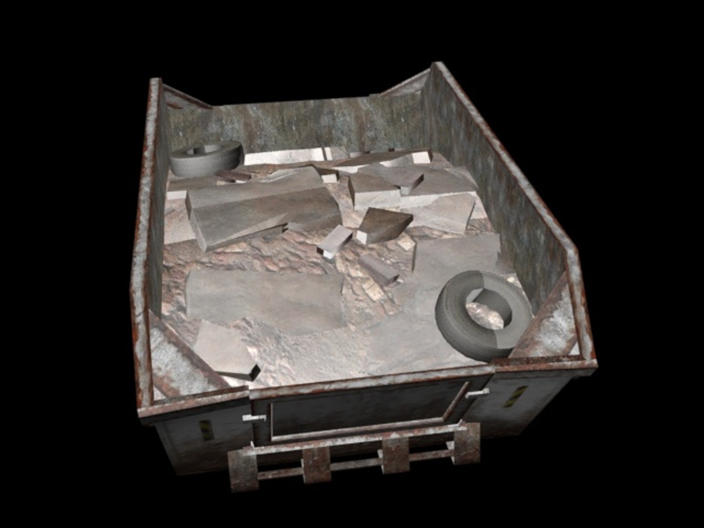 3D skip pack 10 model - TurboSquid 1320547