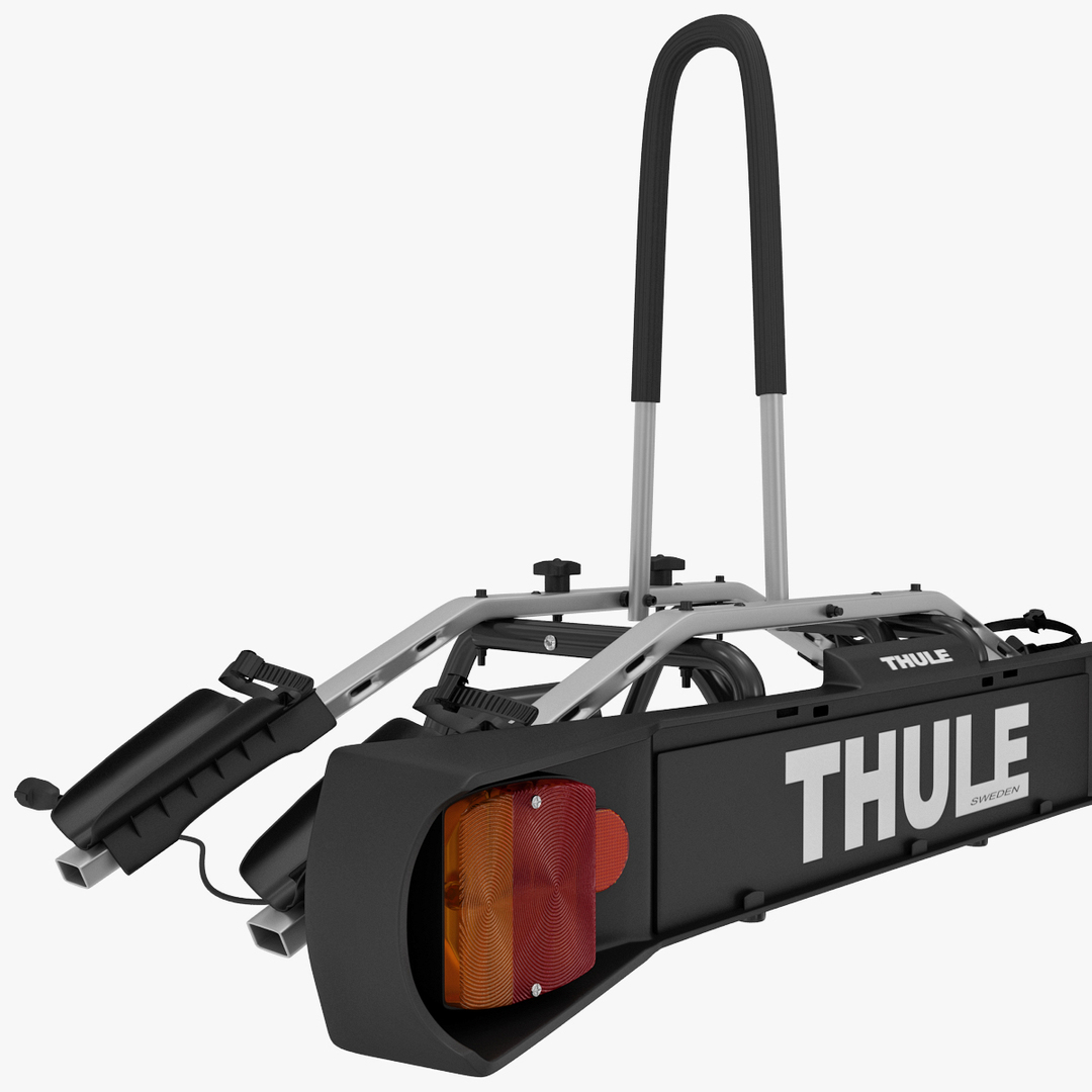 car trunk rack bicycle 3d model