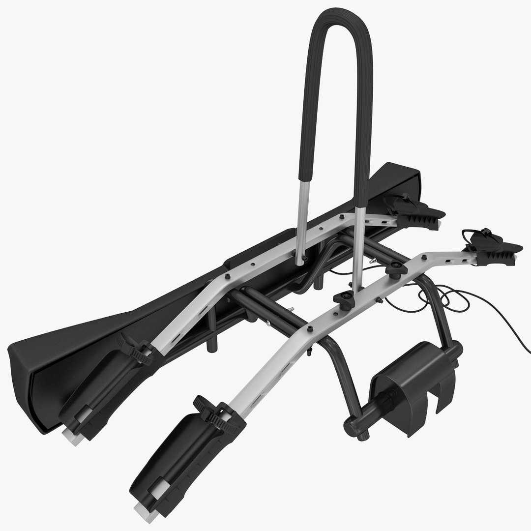 car trunk rack bicycle 3d model