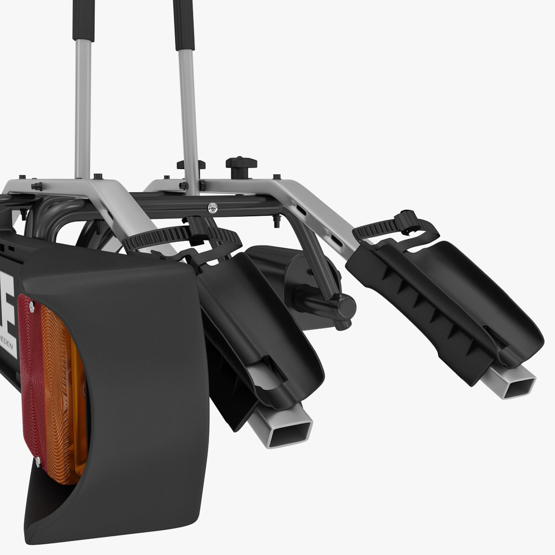 car trunk rack bicycle 3d model