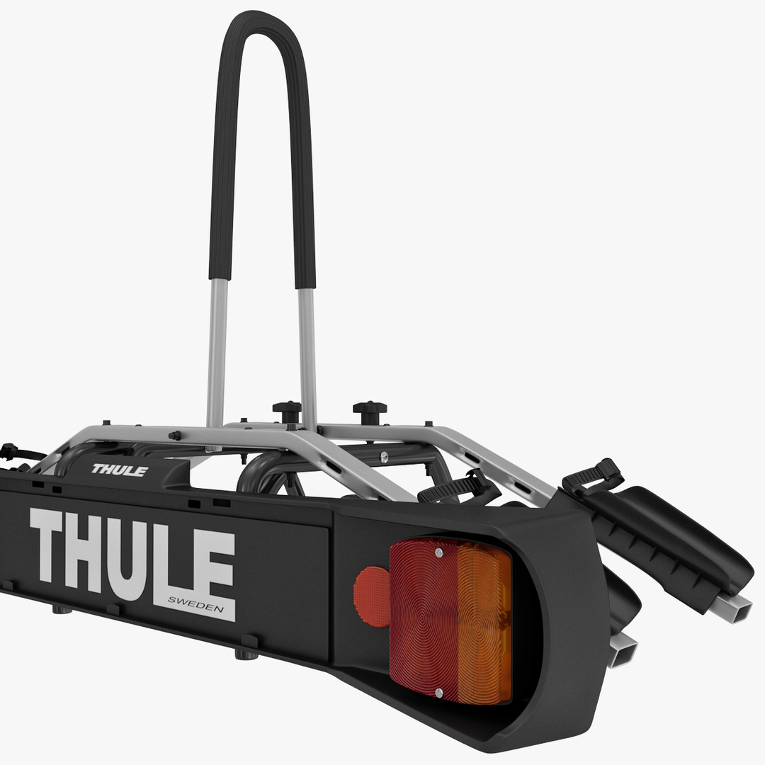 car trunk rack bicycle 3d model