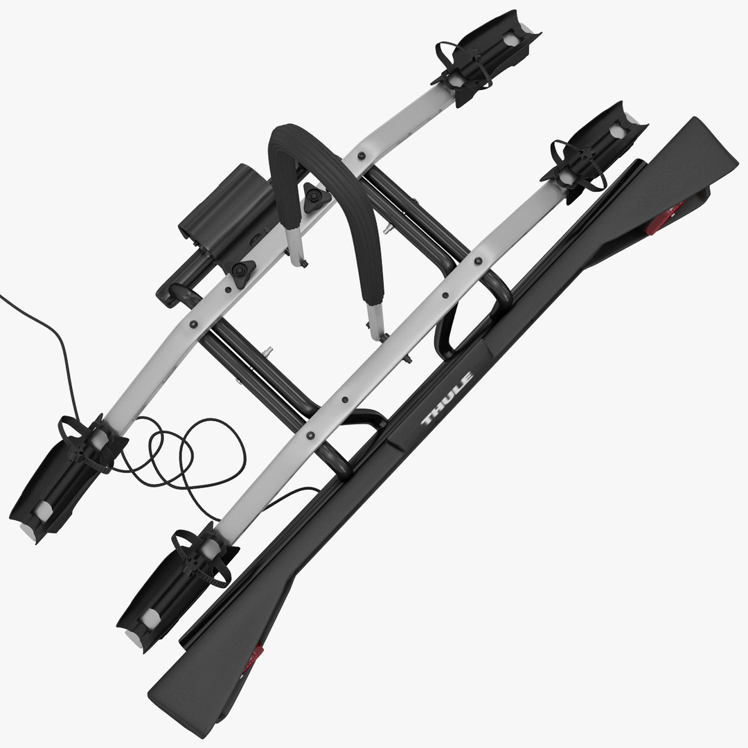 car trunk rack bicycle 3d model