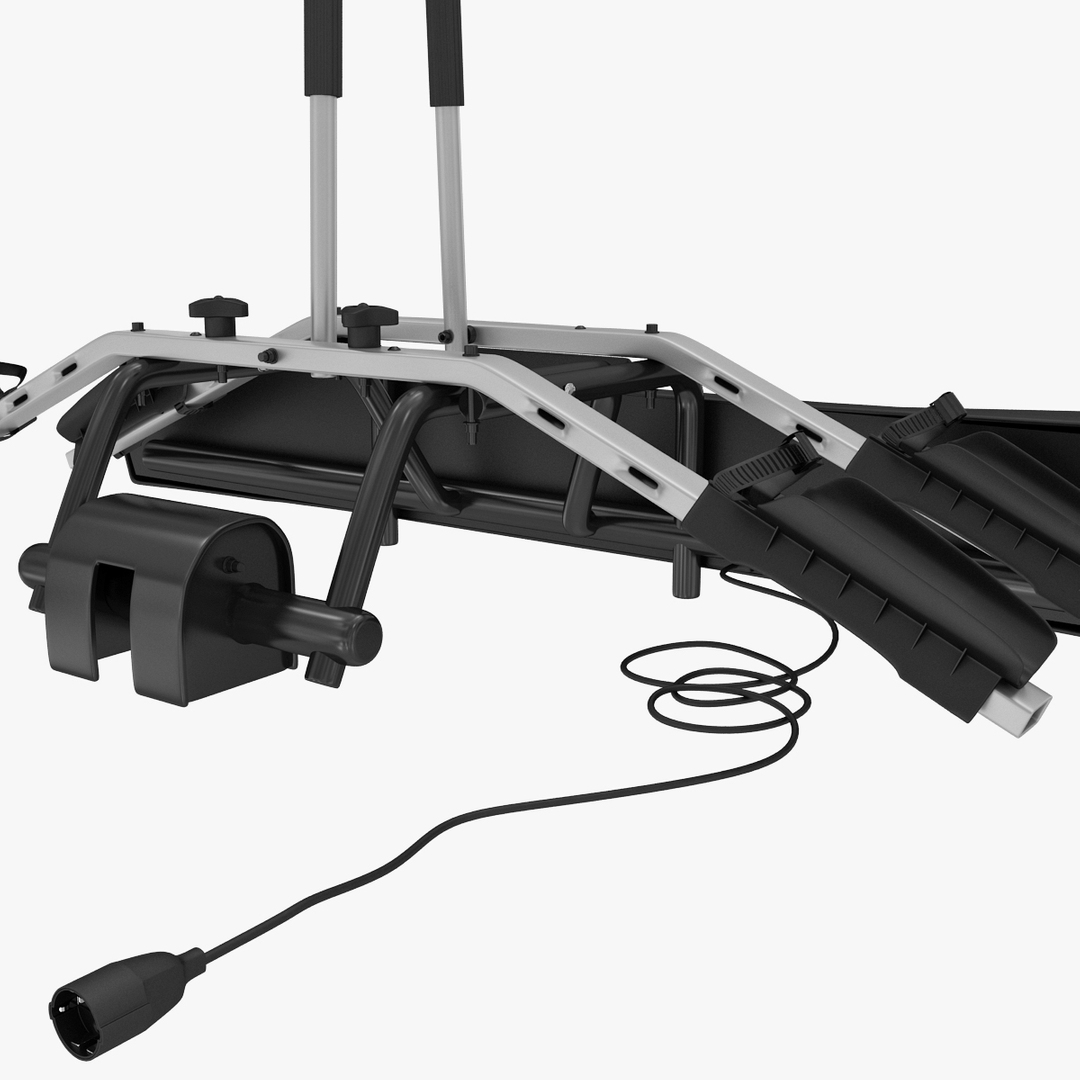 car trunk rack bicycle 3d model